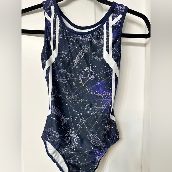 Destira | One Pieces | Destira Space Themed Racerback Leotard | Poshmark
